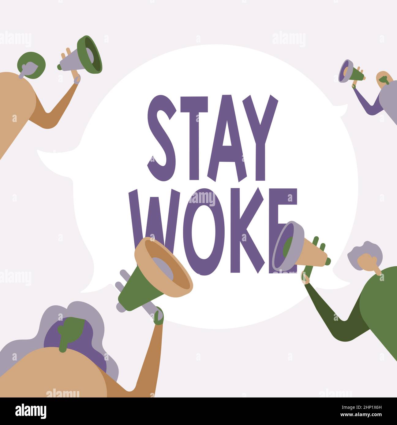 Handwriting text Stay Woke, Business approach being aware of your ...