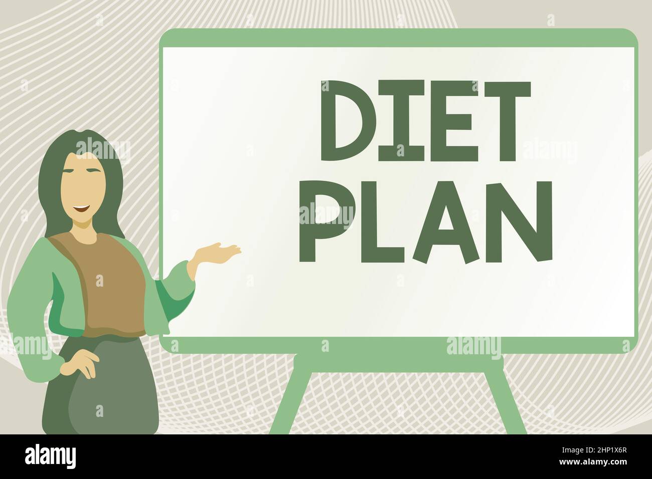 Text caption presenting Diet Plan, Business approach detailed proposal ...