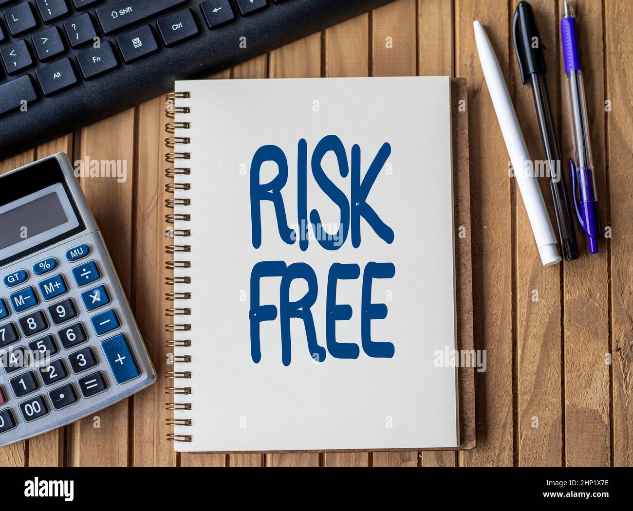 Conceptual display Risk Free, Business concept used to describe ...