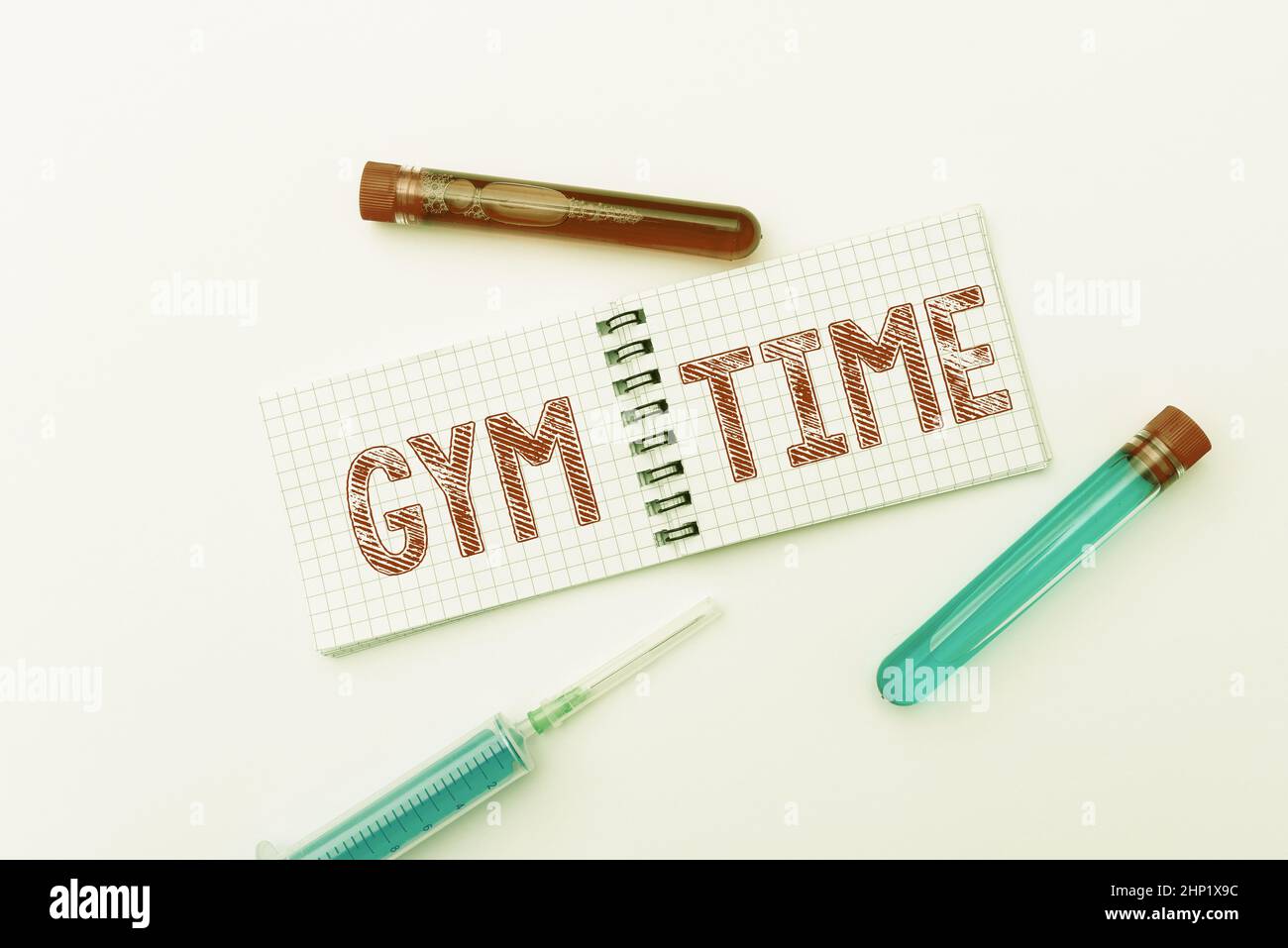 Sign displaying Gym Time, Business approach a motivation to start ...