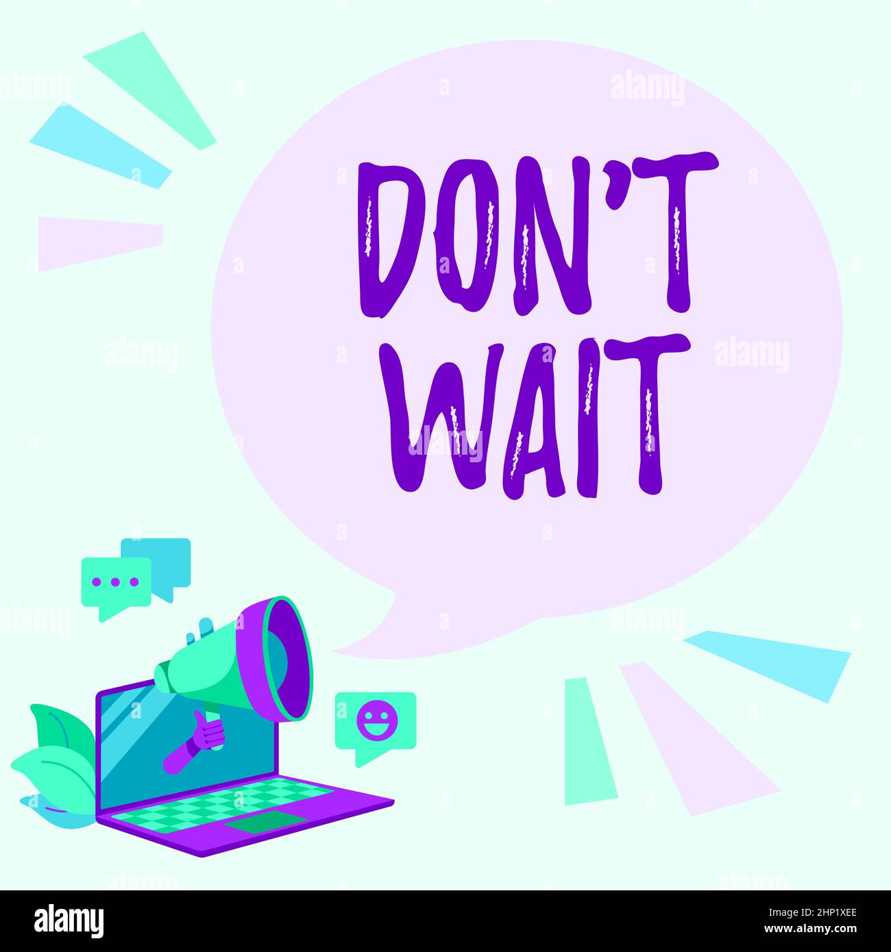 Hand writing sign Don T Wait, Business showcase Take action now and do ...