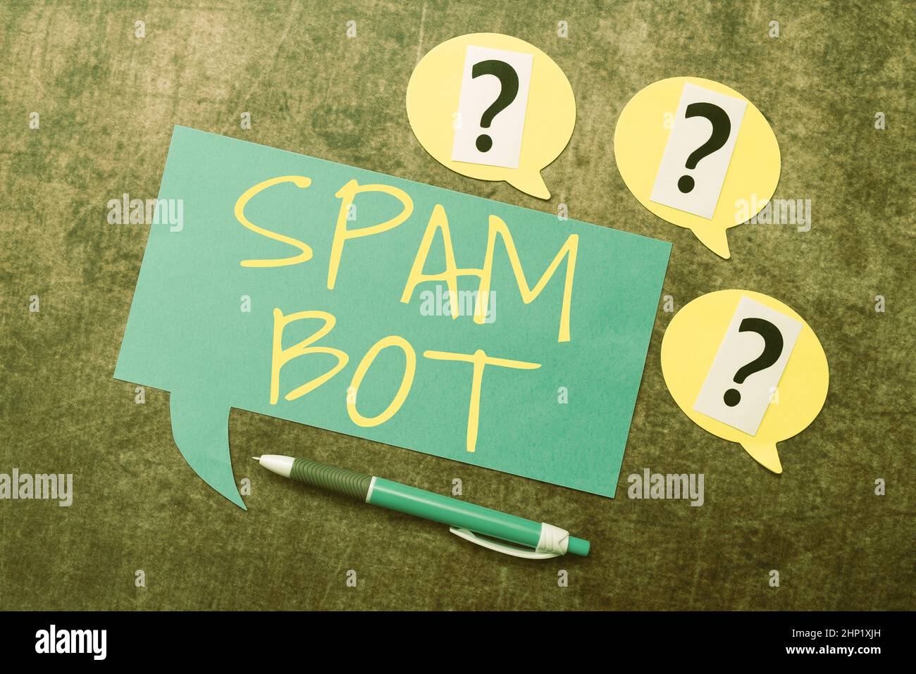 Conceptual caption Spam Bot, Business approach autonomous program on ...