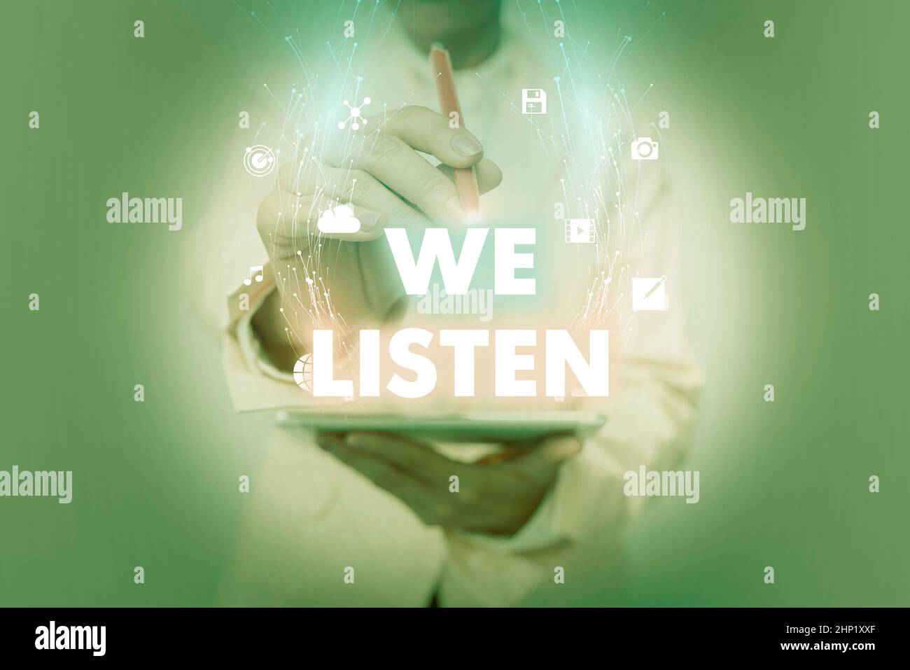 Woman hang writing hi-res stock photography and images - Alamy