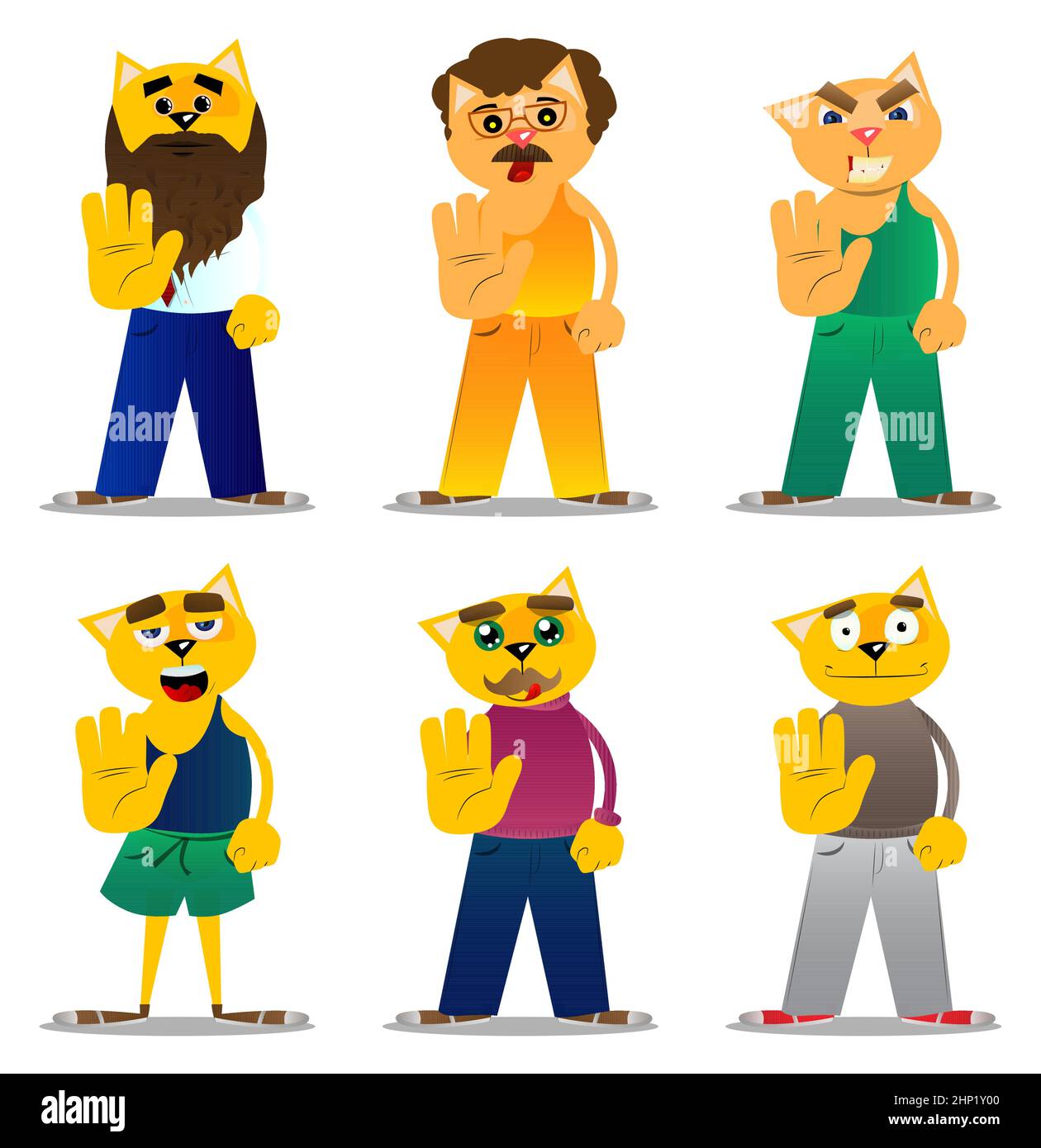 No fur sticker Stock Vector Images - Alamy