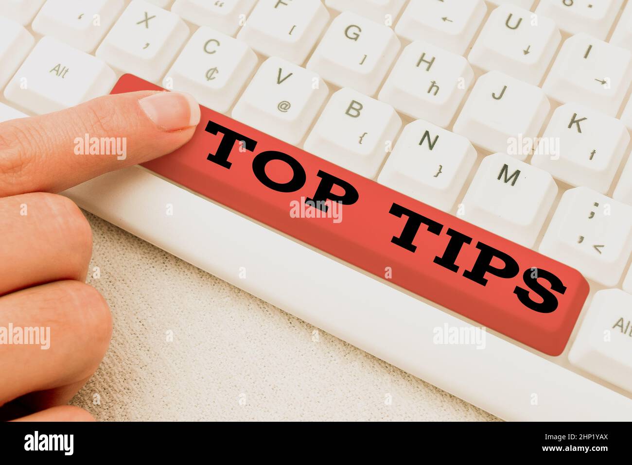 Text caption presenting Top Tips, Word for a small but particularly ...