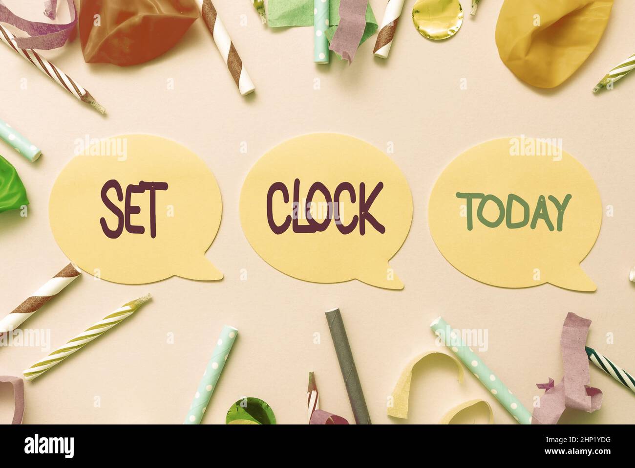 Hand writing sign Set Clock, Business idea put it to the right time or ...