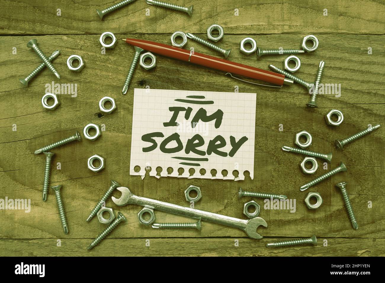 Sorry smiley hi-res stock photography and images - Alamy