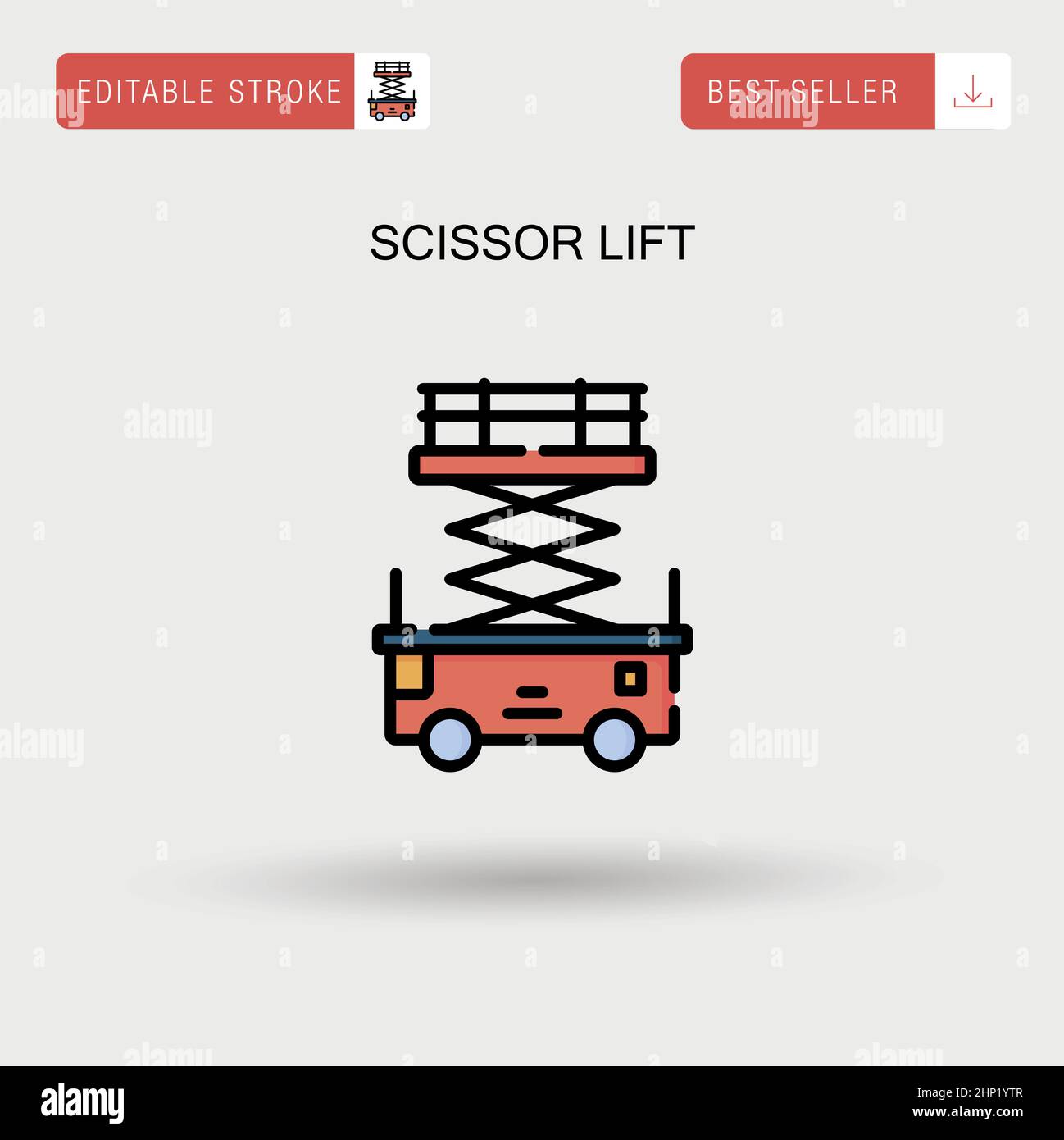 Scissor lift hi-res stock photography and images - Alamy