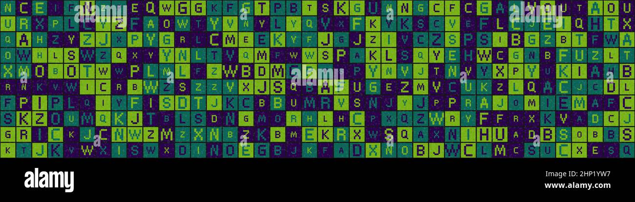 Abstract Geometrical generative computational art illustration Stock ...