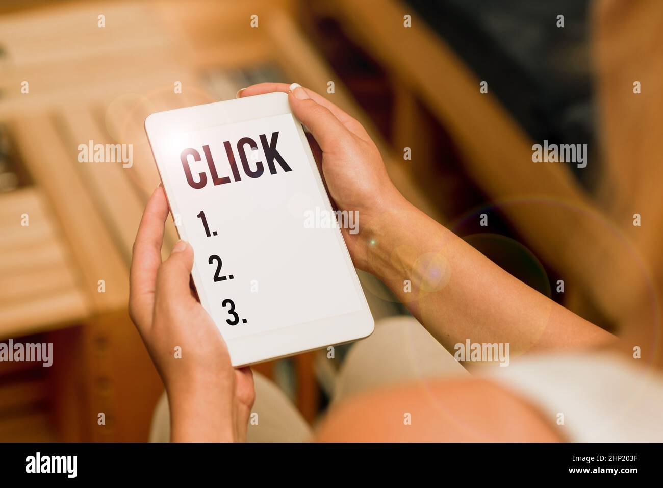 Conceptual Caption Click Word For Act Of Pressing A Button On A Mouse Similar Device Sharp