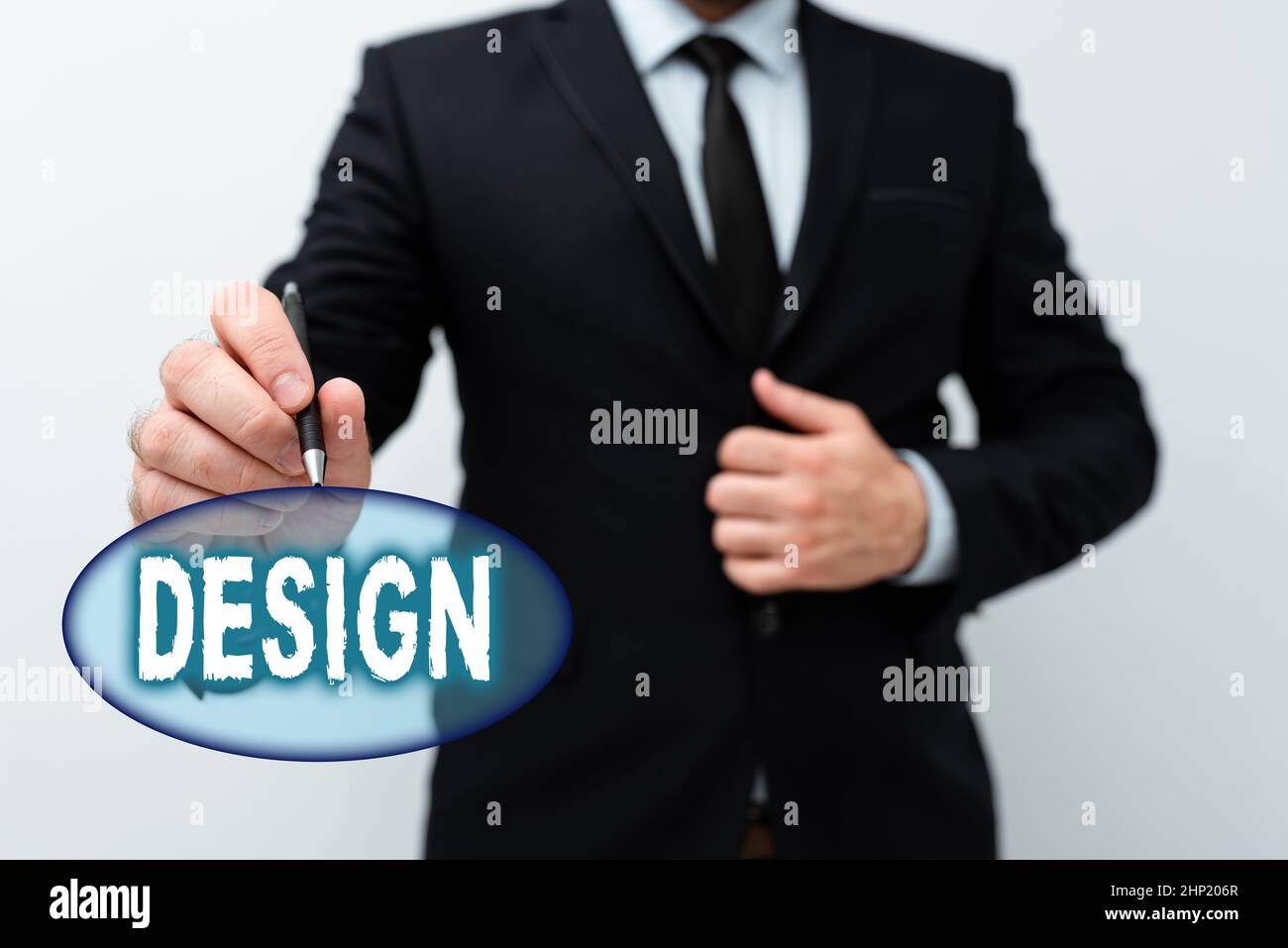 Handwriting text Design, Business approach plan drawing produced to ...