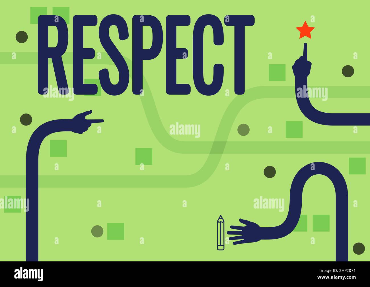 Text showing inspiration Respect, Conceptual photo Feeling of deep ...