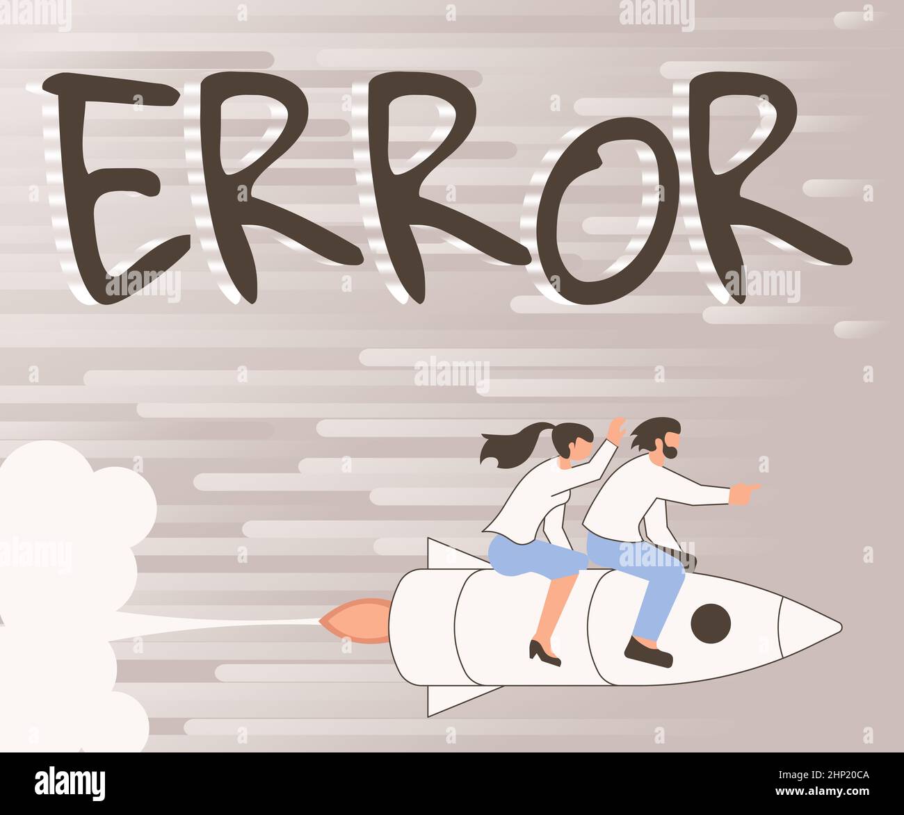 Inspiration showing sign Error, Concept meaning mistake Condition of ...