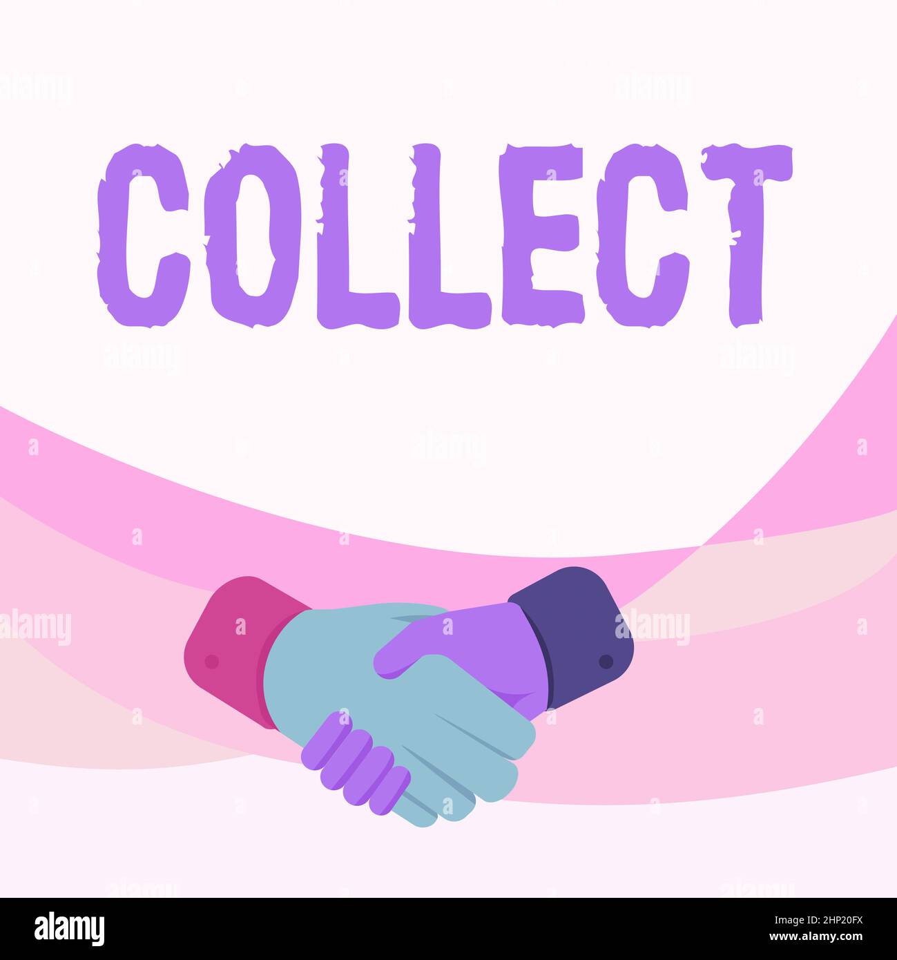 Conceptual display Collect, Conceptual photo gathering or bringing ...