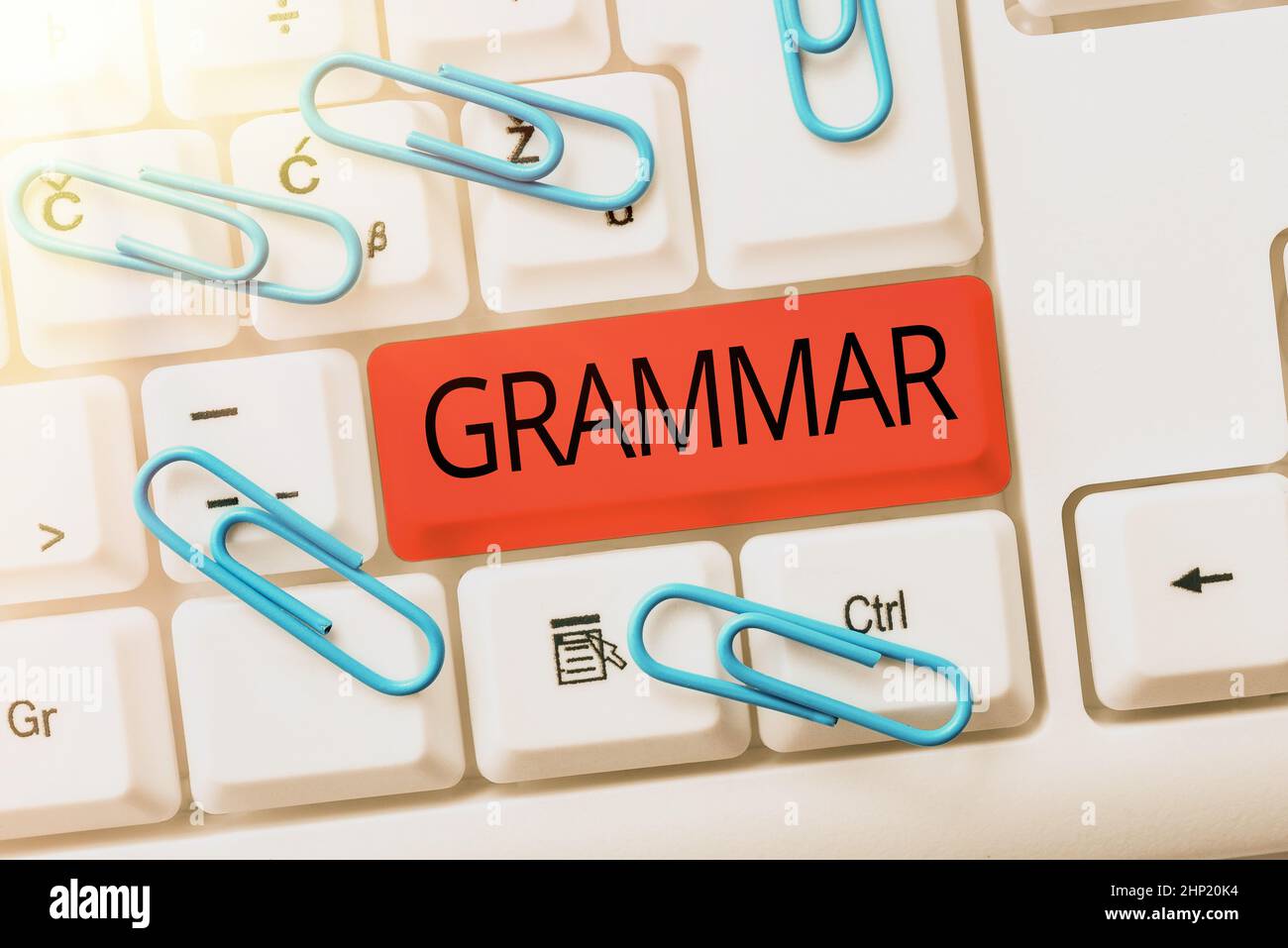 English grammar test hi-res stock photography and images - Alamy