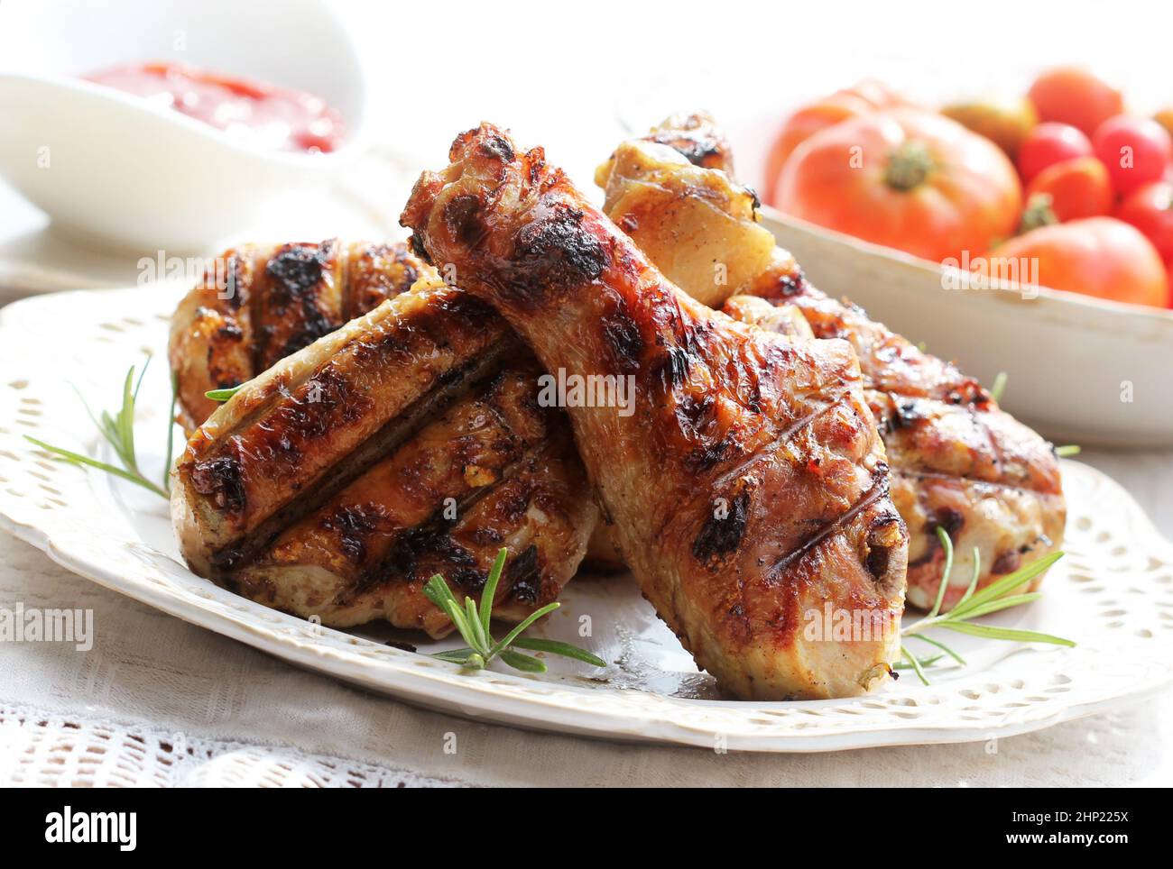 Chicken legs color table hi-res stock photography and images - Alamy