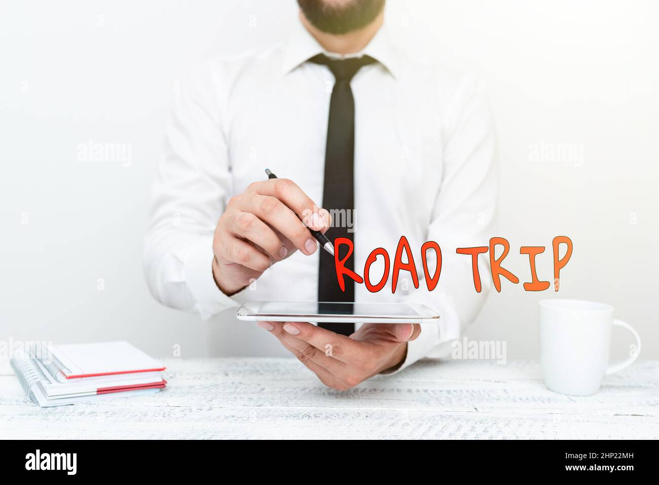 Conceptual caption Road Trip, Word Written on long distance journey on ... Conceptual caption Road Trip, Word Written on long distance journey on ...