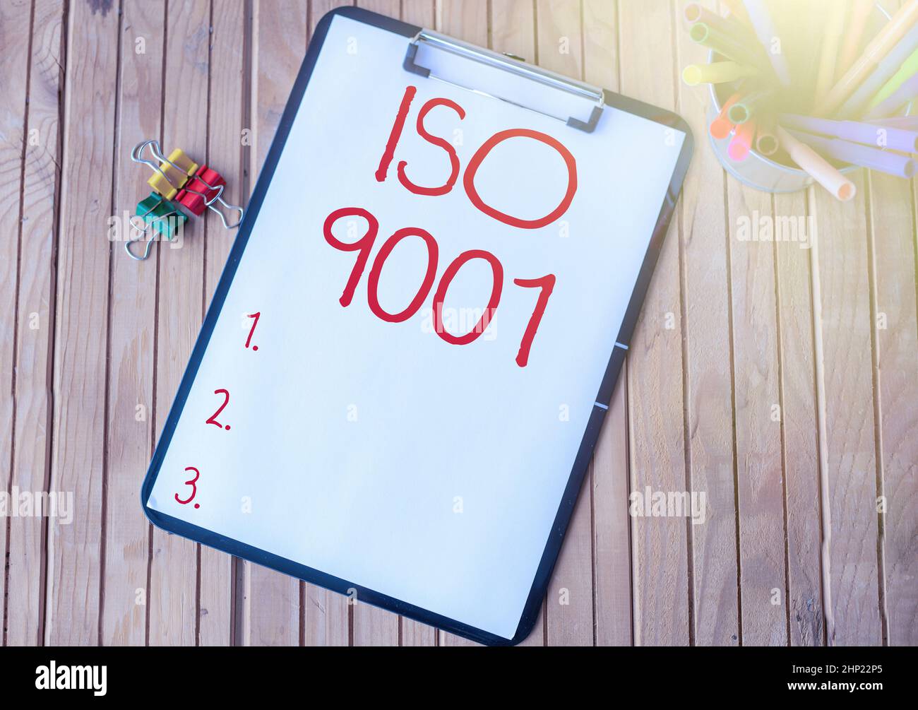 Text sign showing Iso 9001, Business approach designed help ...