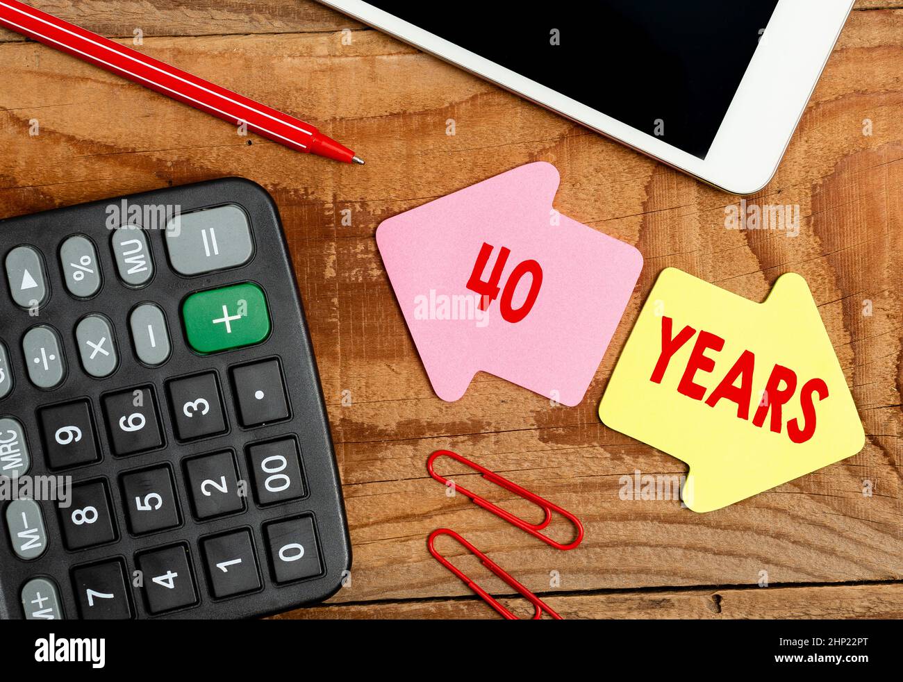 Inspiration showing sign 40 Years, Concept meaning Remembering or ...