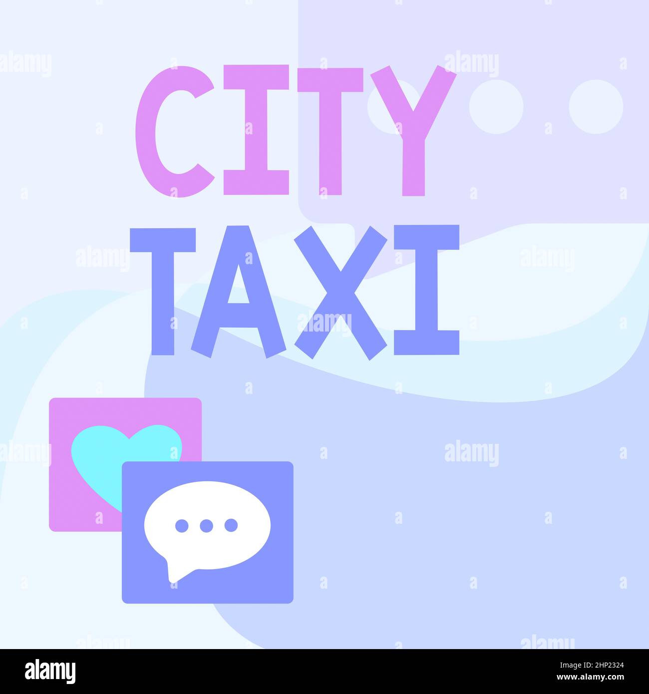 Writing displaying text City Taxi, Business overview type of vehicle ...