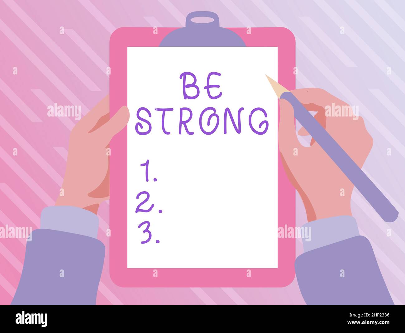 Conceptual display Be Strong, Word Written on able to withstand great ...