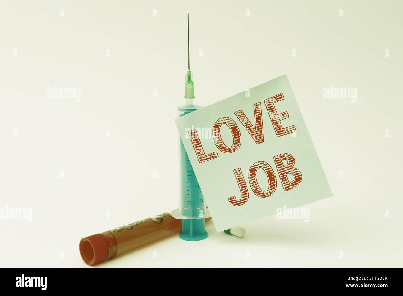 Inspiration showing sign Love Job, Word Written on designed to help ...