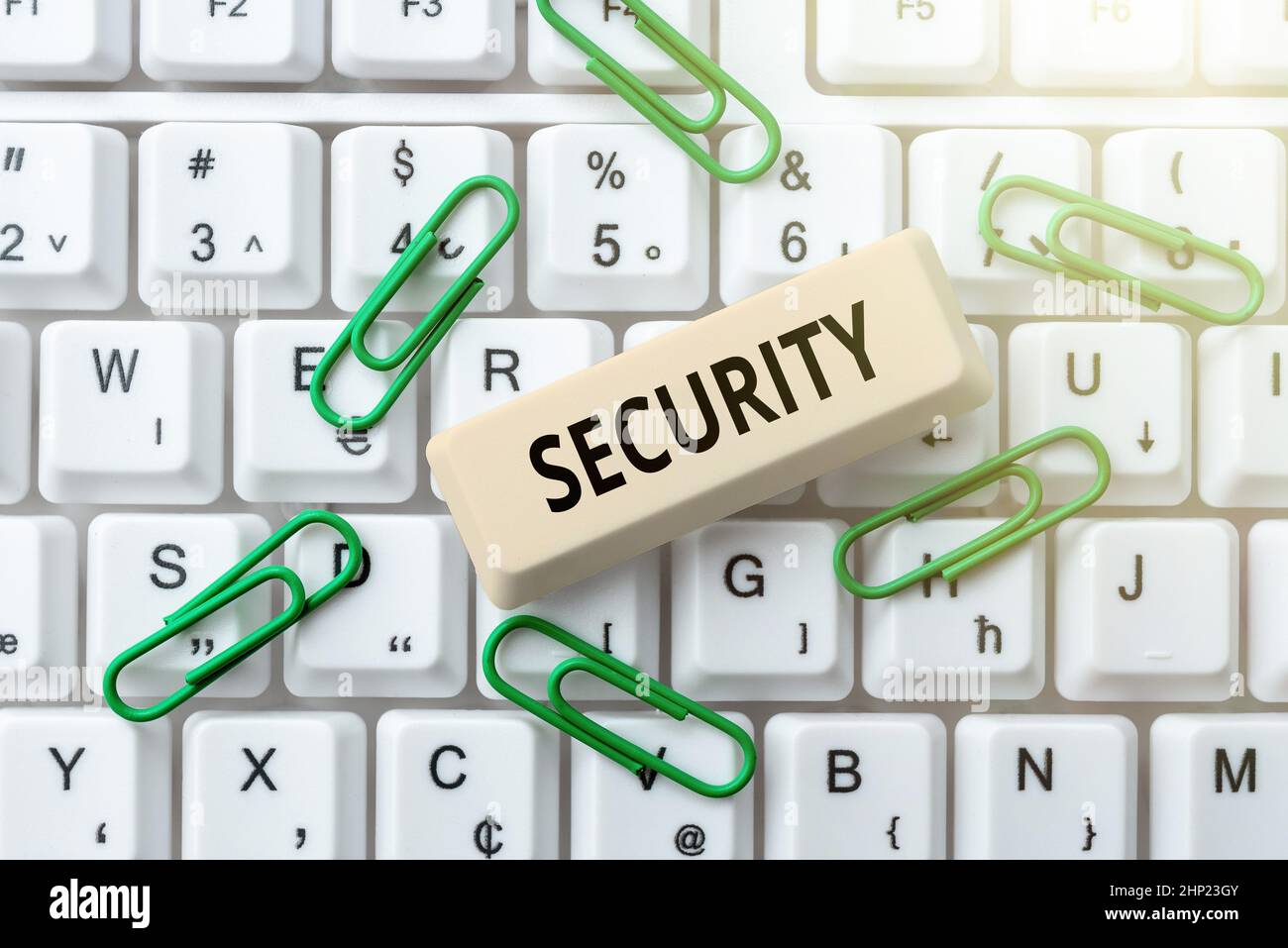 Hand writing sign Security, Business showcase measures taken to be safe ...