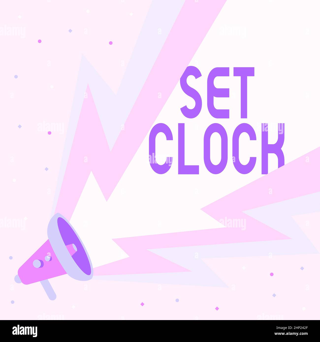 Hand writing sign Set Clock, Concept meaning put it to the right time ...