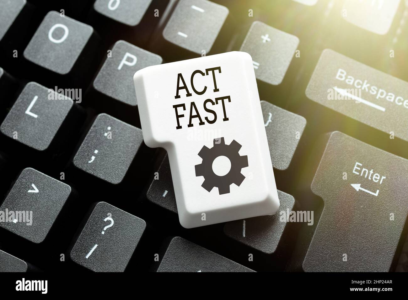 Text caption presenting Act Fast, Business overview Voluntarily move in ...
