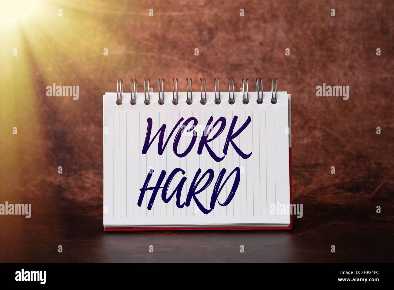 Handwriting Text Work Hard Internet Concept Laboring That Puts Effort Into Doing And Completing