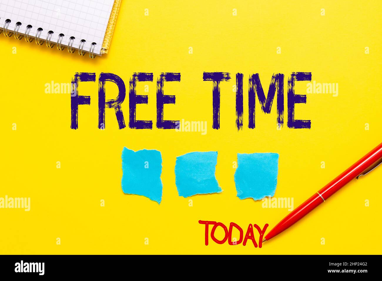 Conceptual display Free Time, Internet Concept time available for ...