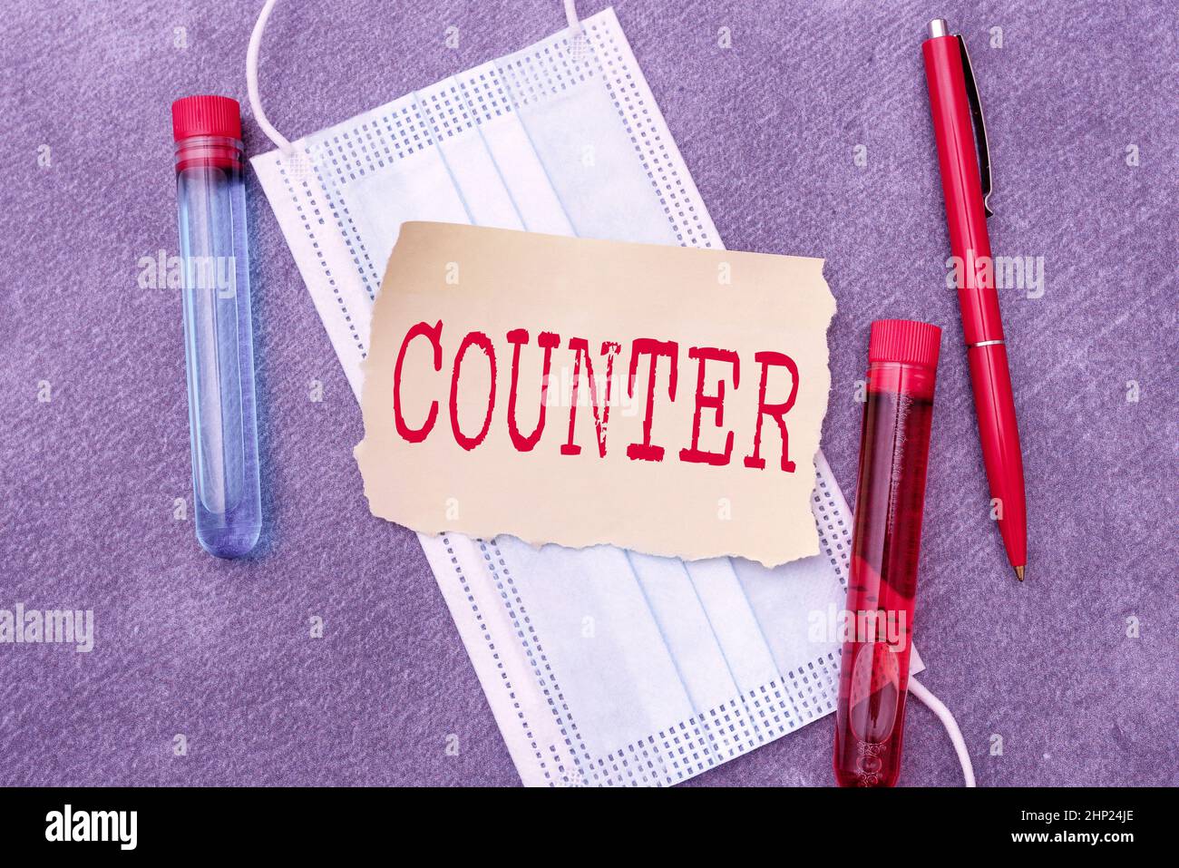 Conceptual display Counter, Business idea a surface used for making ...