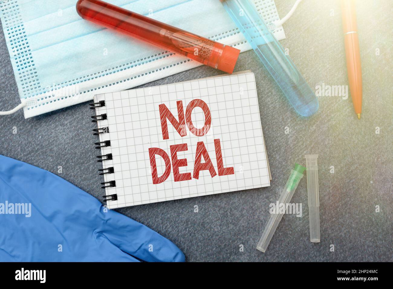 Inspiration showing sign No Deal, Business showcase a negative result ...