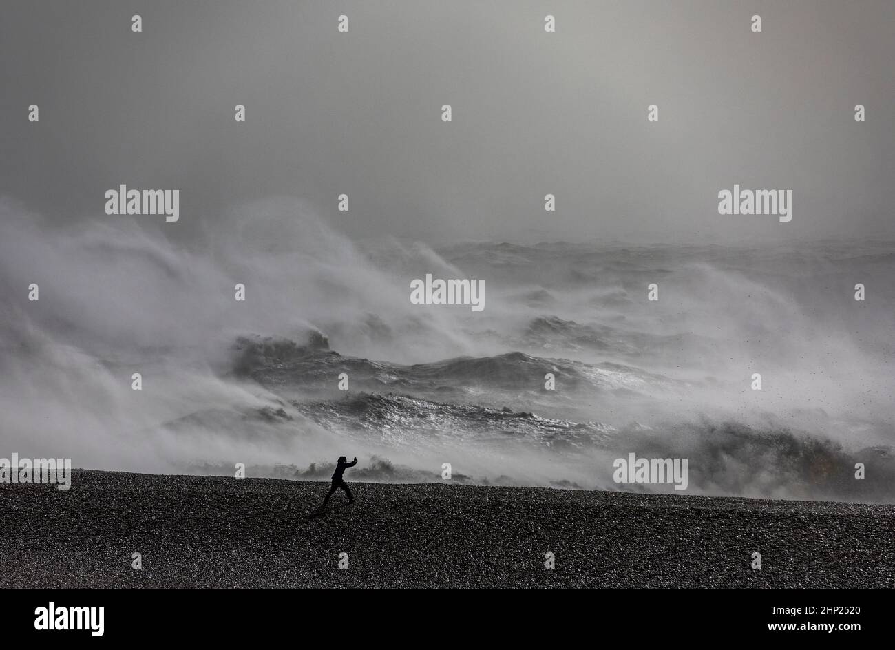 Newhaven Lighthouse, UK, 18th February 2022. A photographers take ...