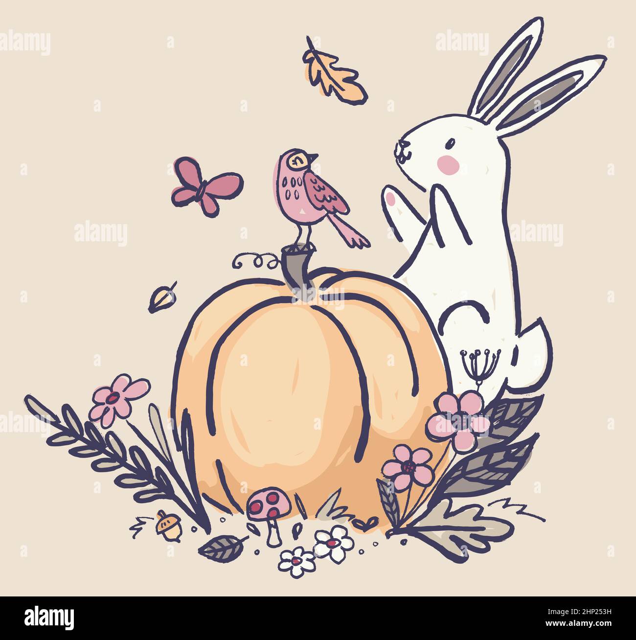 Pumpkin patch kids Stock Vector Images - Alamy