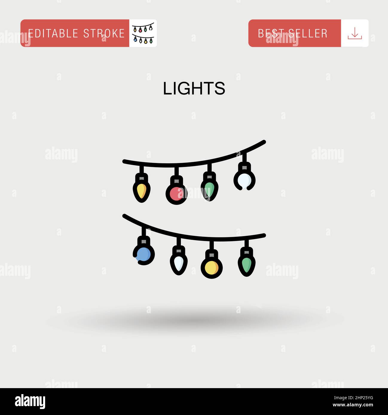 Simple lights Stock Vector Images - Alamy