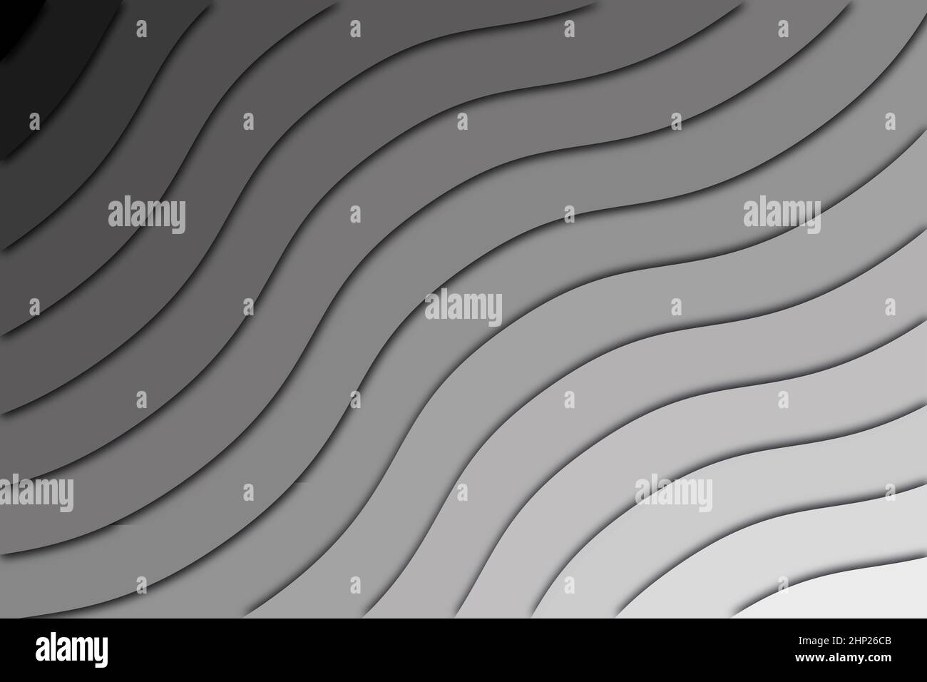 Wavy and geometric lines abstract background, Black and gray gradient ...