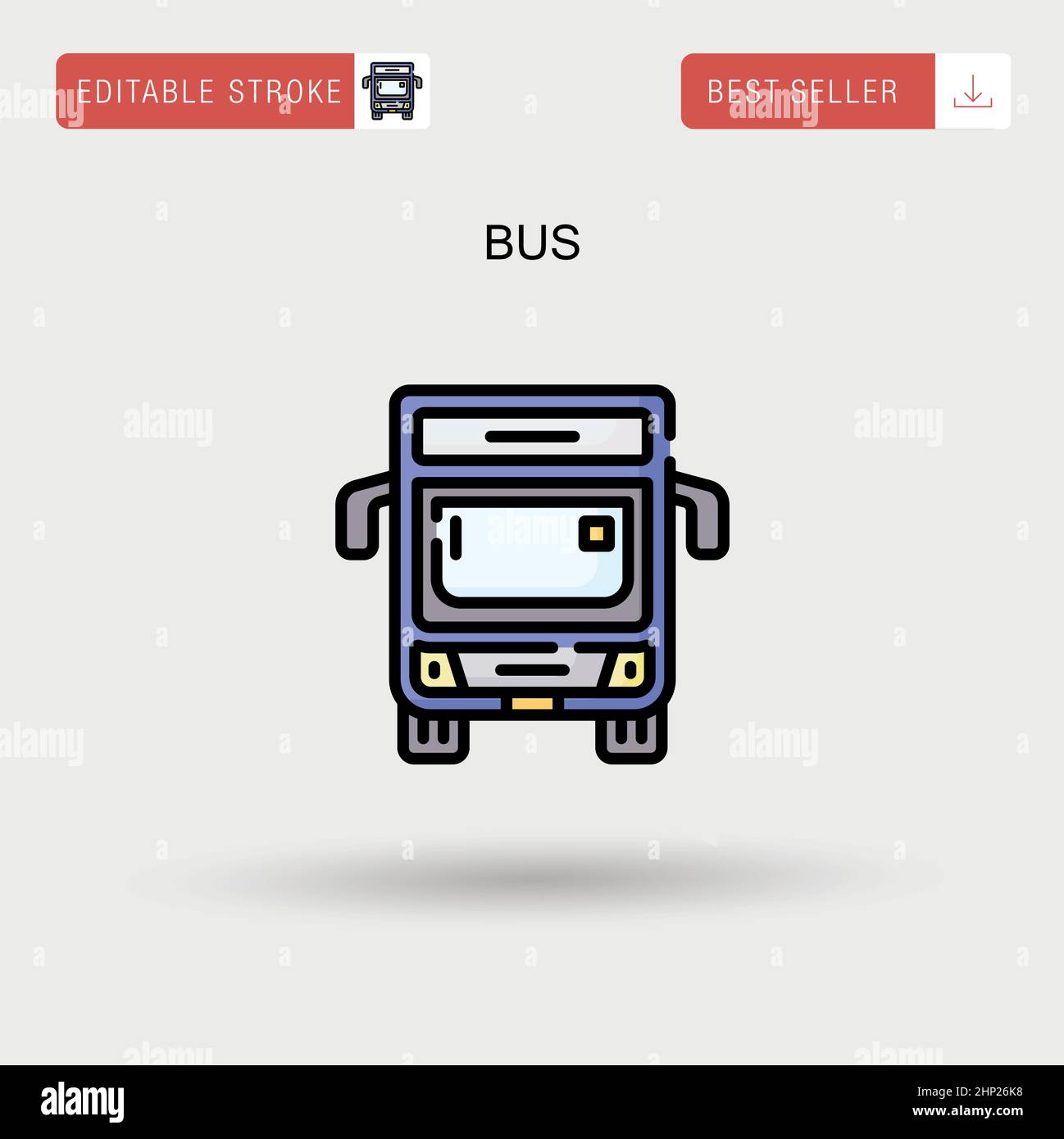 Tour bus icon hi-res stock photography and images - Alamy