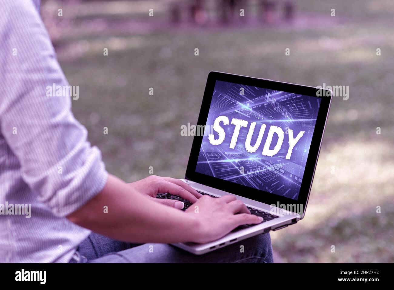 Conceptual caption Study, Business showcase devotion of time and ...