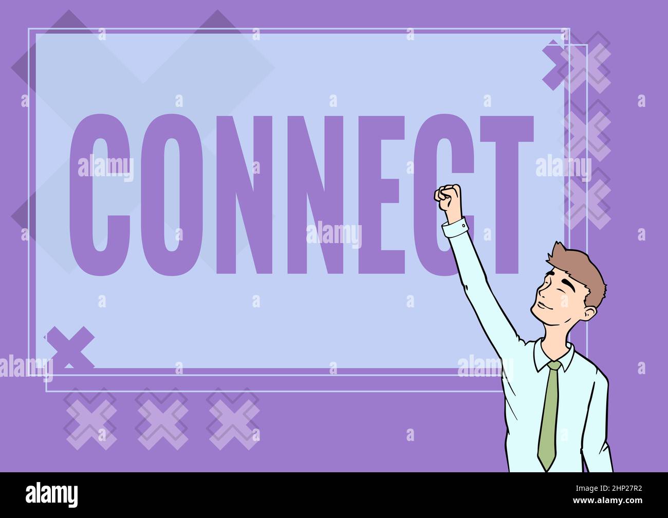 Hand writing sign Connect, Word for Being together Contact Associate ...