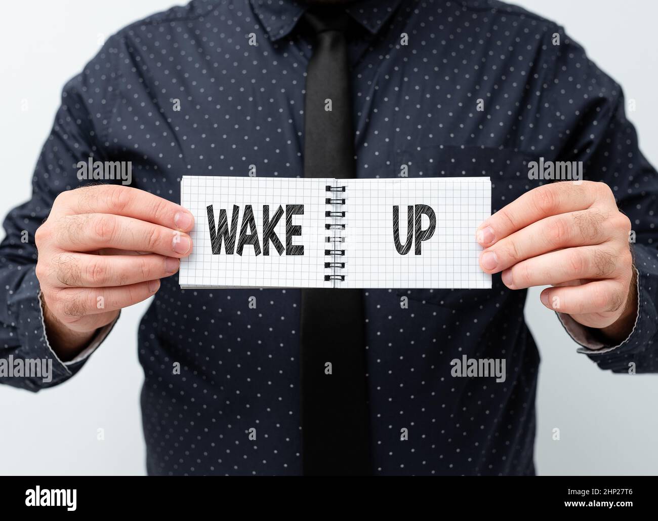 Conceptual caption Wake Up, Concept meaning an instance of a person ...