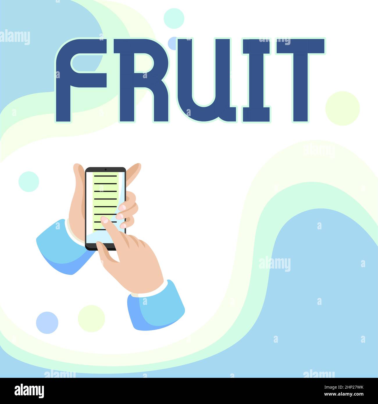 Sign displaying Fruit, Internet Concept sweet and fleshy product of a ...