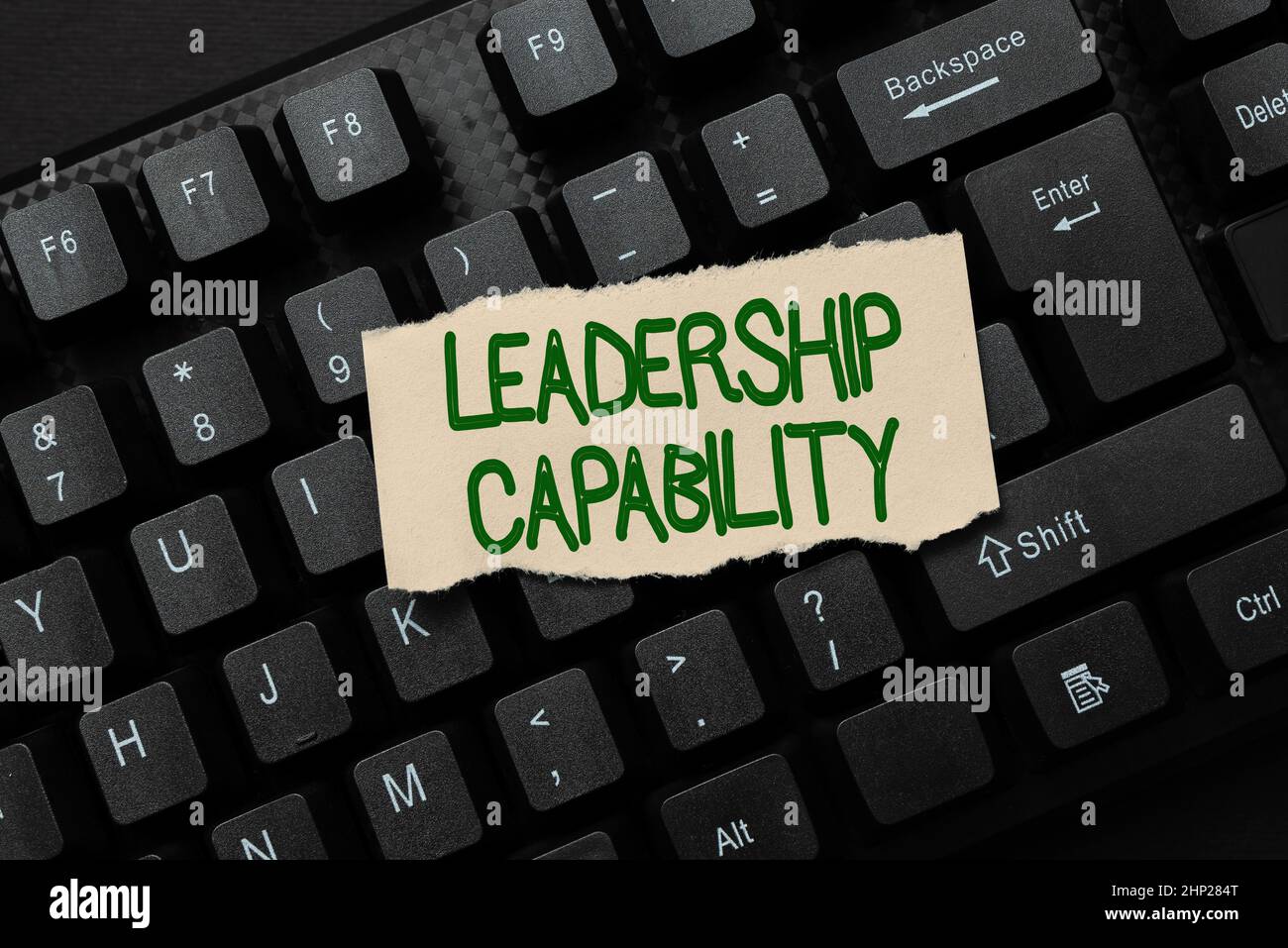 Conceptual display Leadership Capability, Conceptual photo what a ...