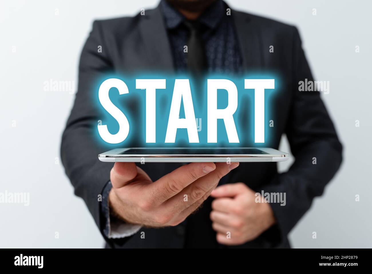 Conceptual caption Start, Business showcase begin or be reckoned from a ... Conceptual caption Start, Business showcase begin or be reckoned from a ...