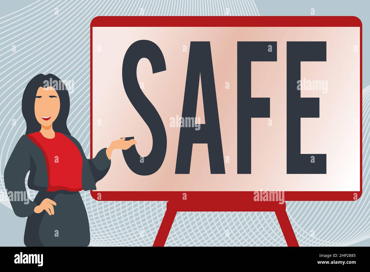 Text showing inspiration Safe, Business showcase protected from or not ...