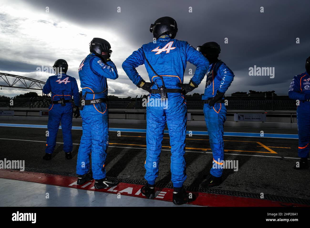Alpine Elf Team, Mechanics, portrait during the 2022 FIA WEC pre-season ...