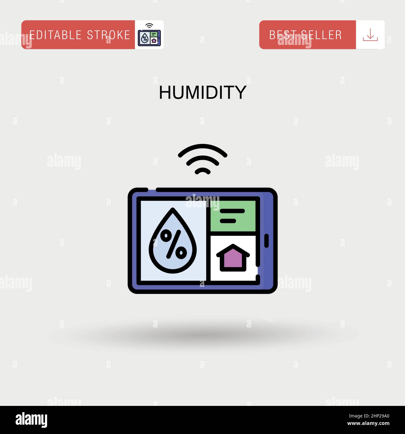 Humidity icon hi-res stock photography and images - Alamy
