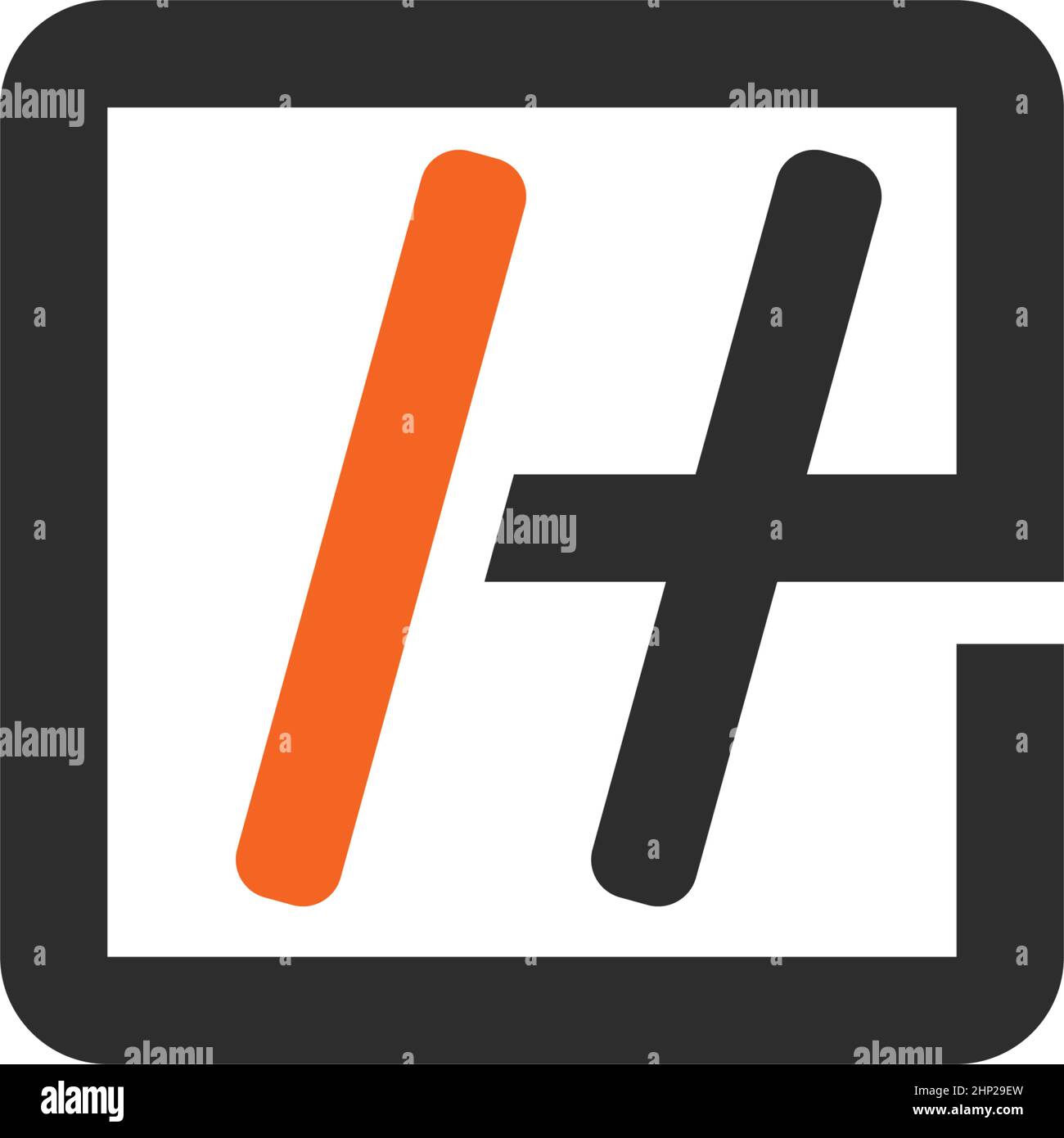 h letter icon vector design illustration template Stock Vector Image ...