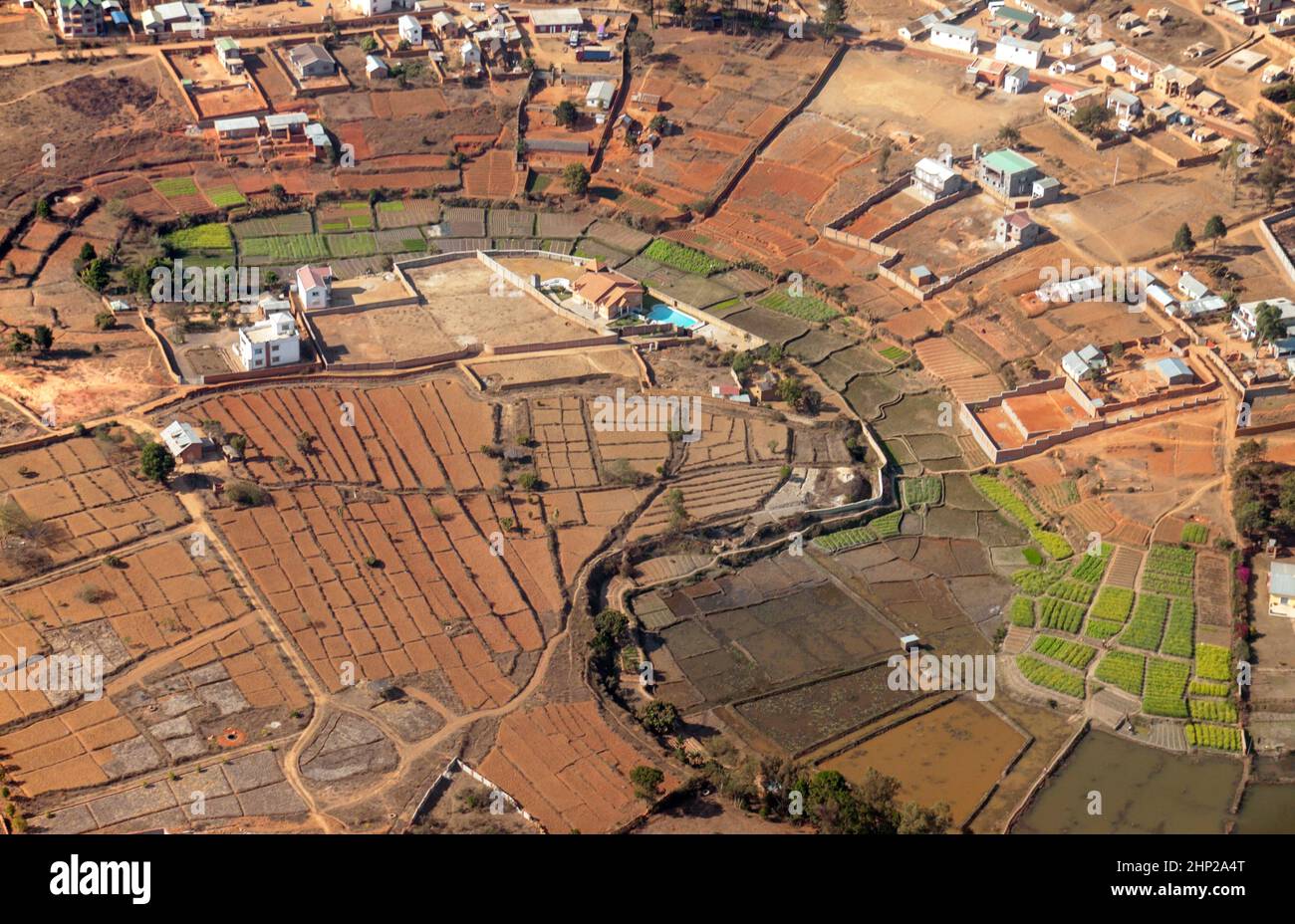 Aerial view of Eastern Madagascar Stock Photo - Alamy