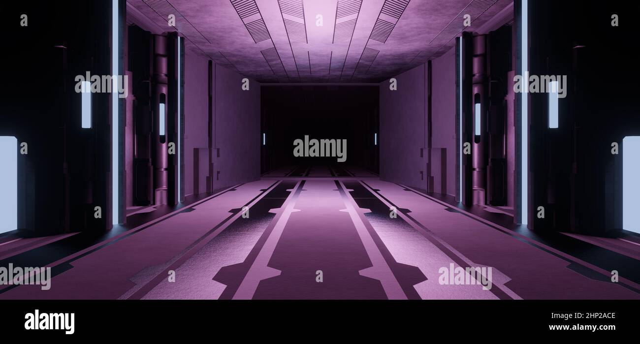 Elegant Technology Hall Or Corridor Avant Garde Gray Colors ...